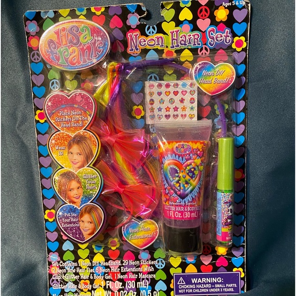 Other | Lisa Frank Nen Hair Set | Poshmark